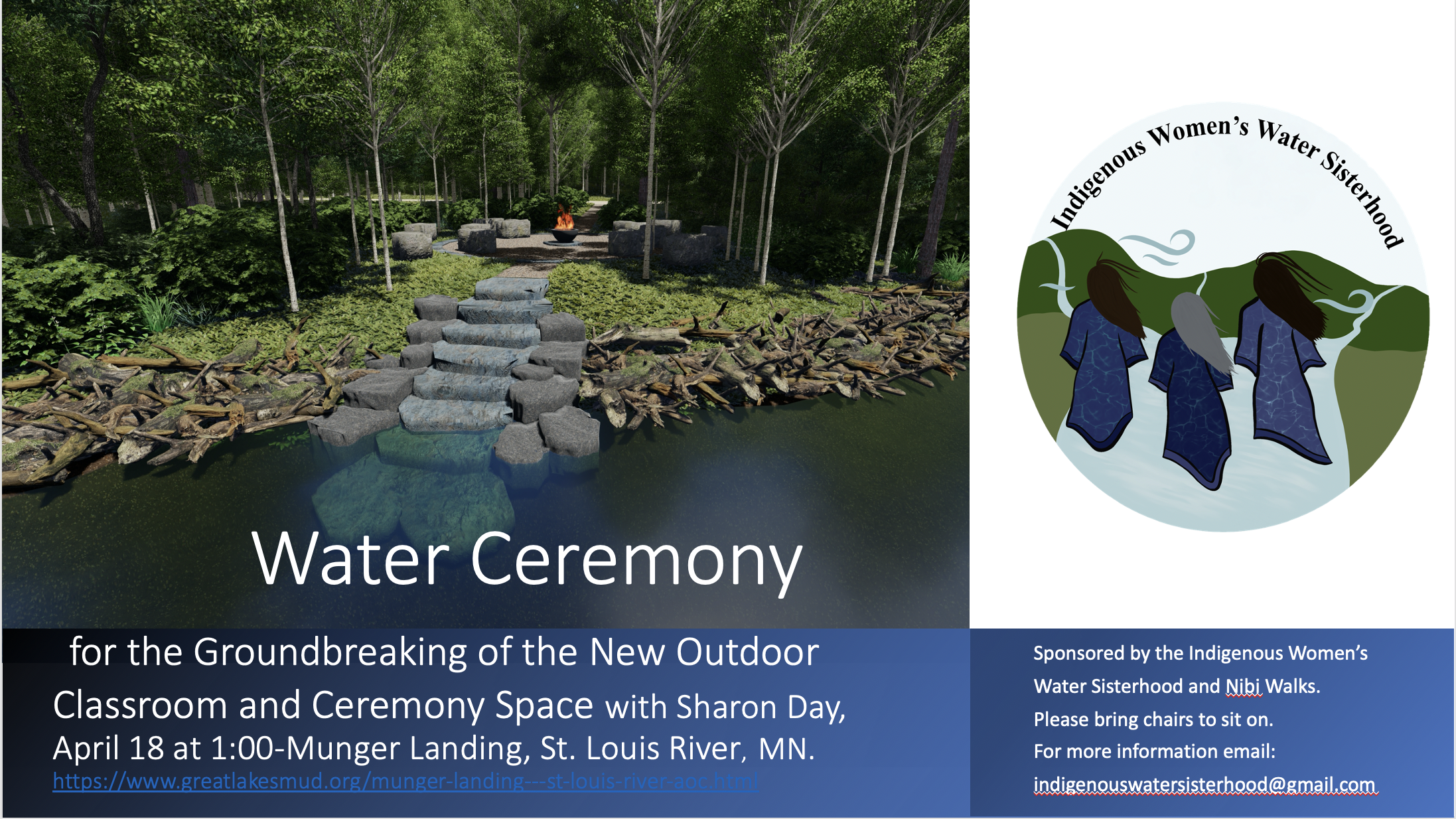Upcoming water ceremony – Indigenous Women's Water Sisterhood